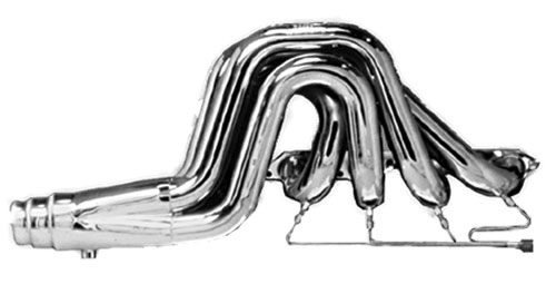 Hardin Marine - Water Injected 454 Thru Transom Headers