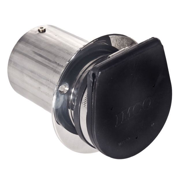 Hardin Marine - 4" Straight Cut Exhaust Tips with Internal & External Flaps (Pair) 2” External ...