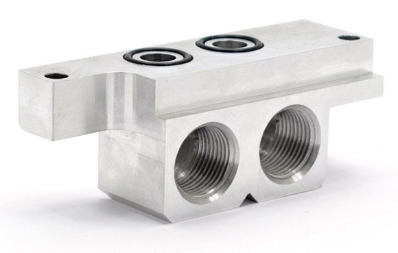 Made In USA Adapter Billet Remote Oil Filter Adapter For GM LS Engines ...