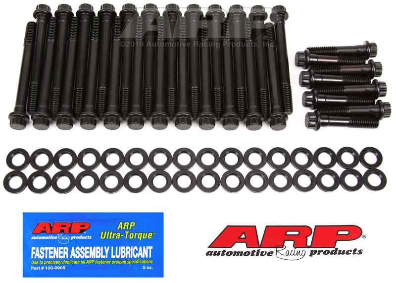 Hi-Perf Head Bolt Kit, BBC Cast Iron Heads - Hardin Marine