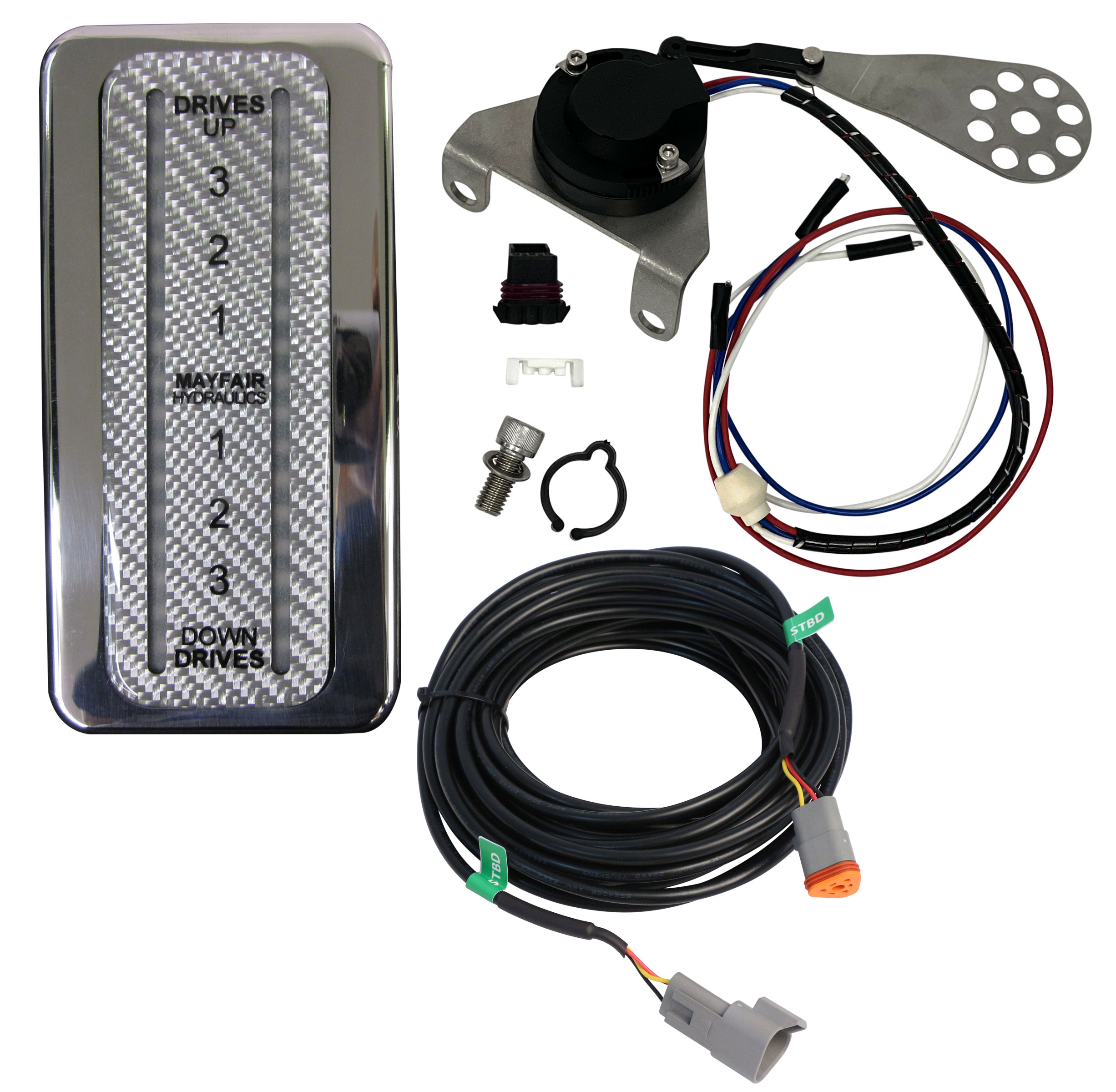 Hardin Marine - LED Trim Indicator Kit for Single Mercury Bravo Outdrive