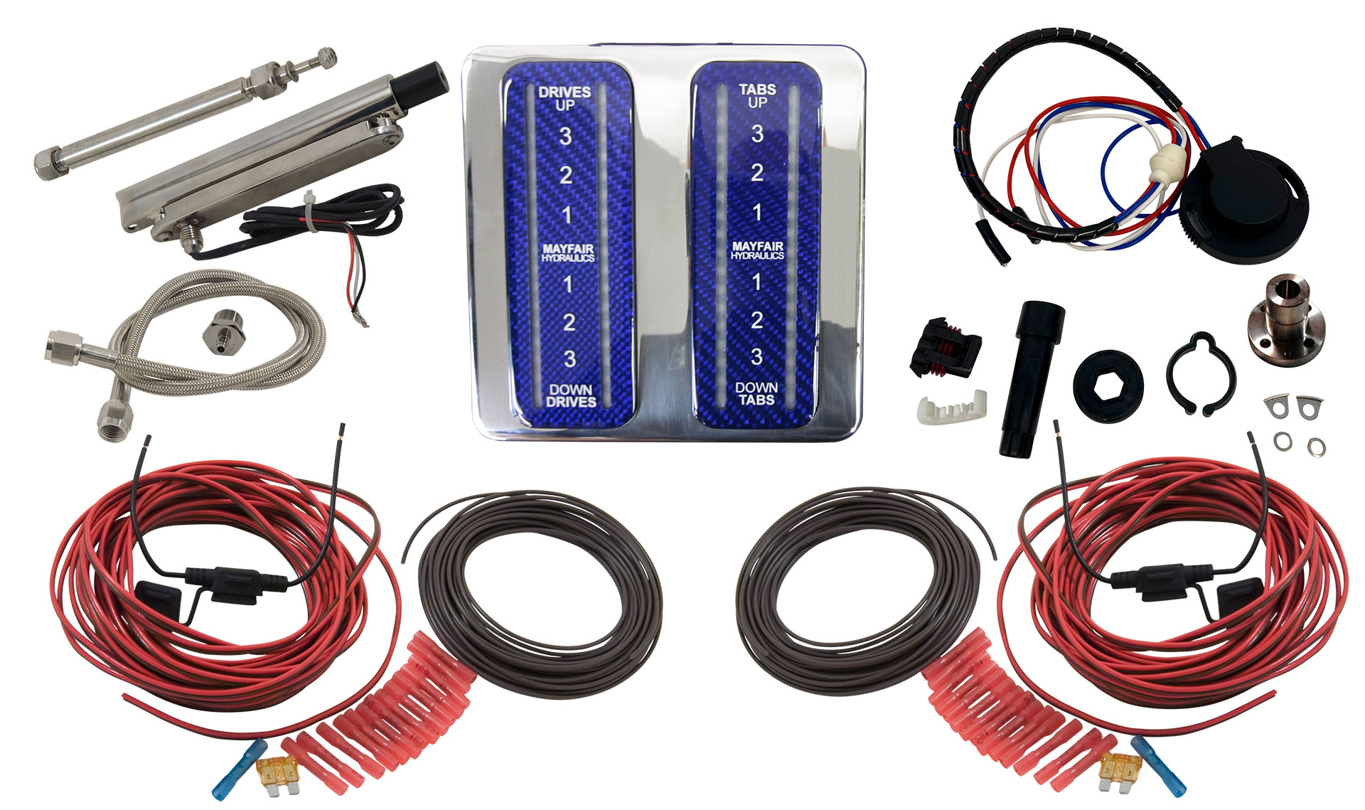 Hardin Marine - LED Trim Indicator Kit for a Single Mercury #6 Outdrive ...