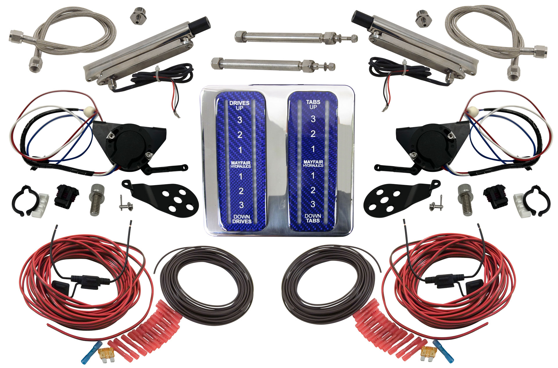 Hardin Marine - LED Trim Indicator Kit for Dual Imco SCX Outdrives with ...