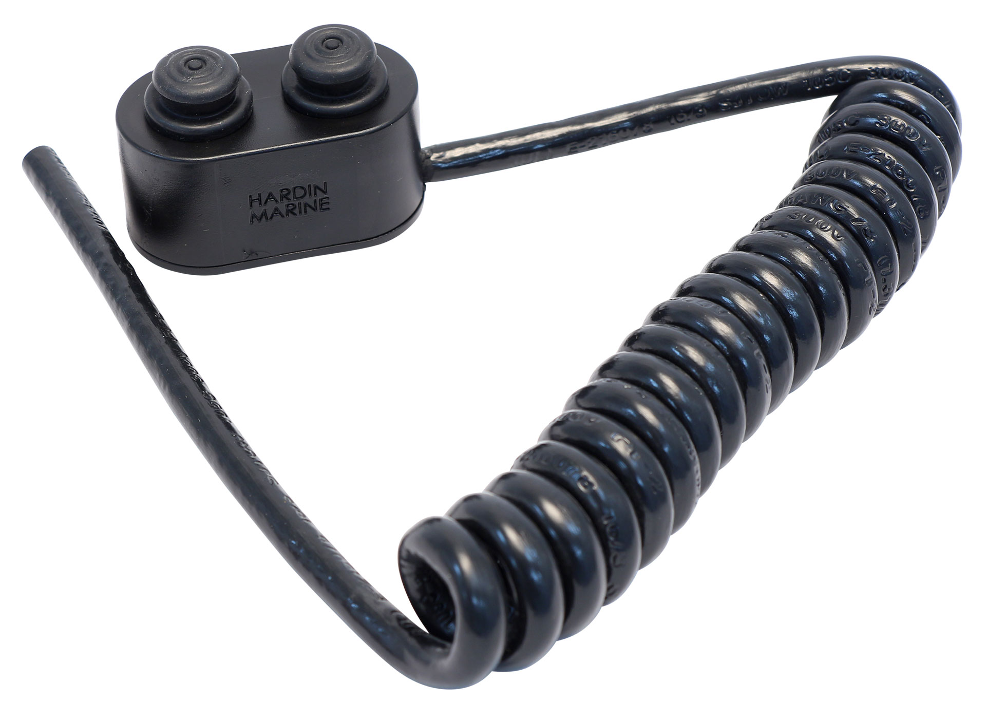 Hardin Marine - Black Plastic Steering Wheel Mounted Trim Switch with ...