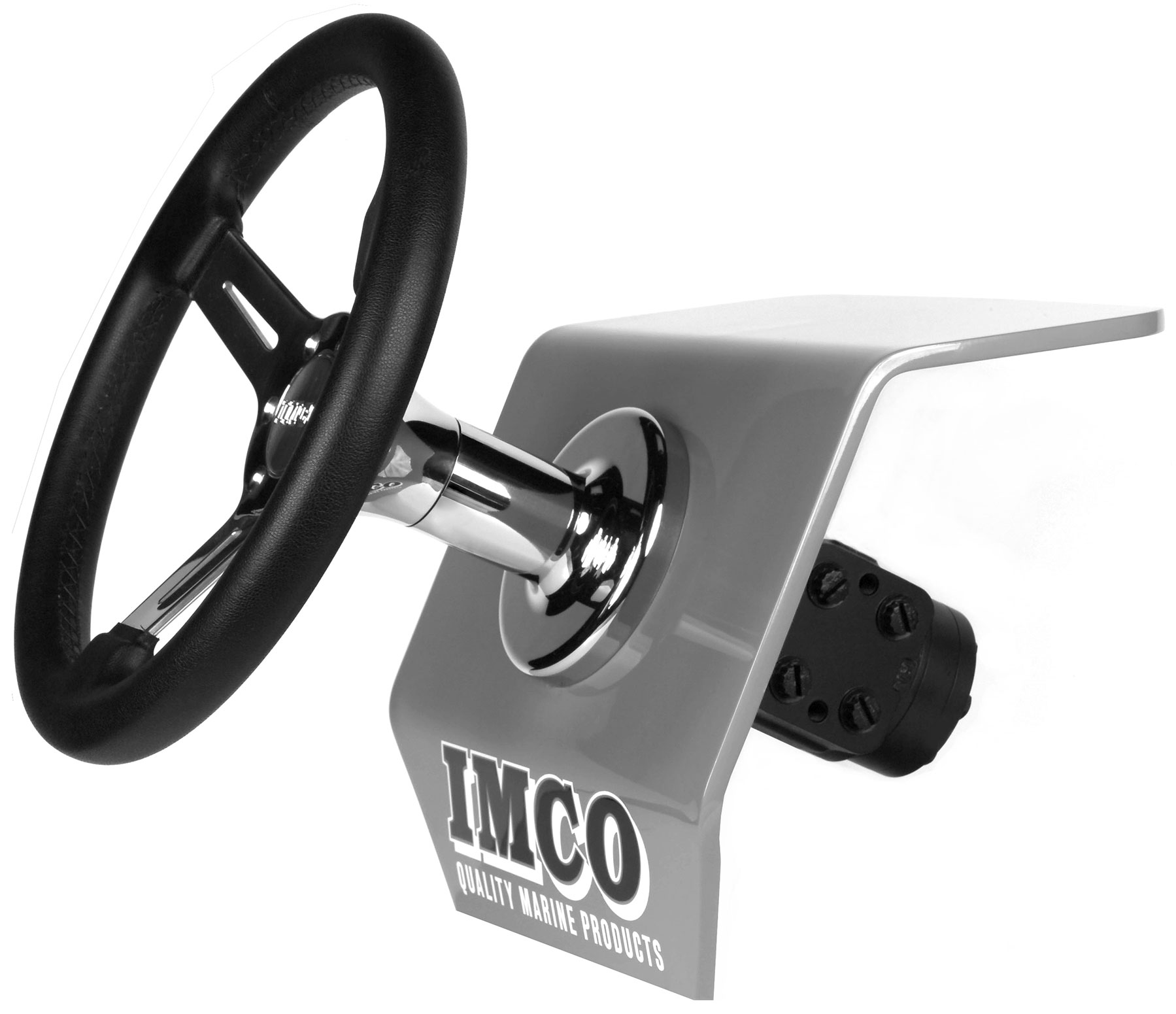 Hardin Marine - Imco Aluminum Fixed 90 Degree Hydraulic Steering Post ...