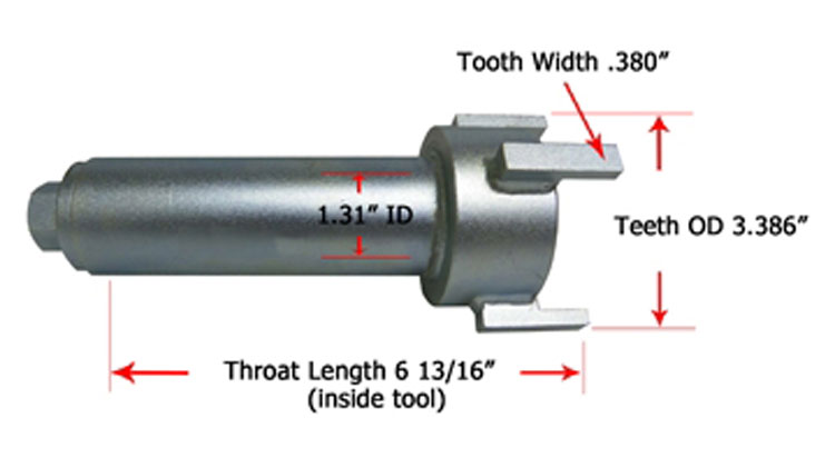 Thread Chaser / Nut Installer Tool Mercruiser 91-73688 - Hardin Marine