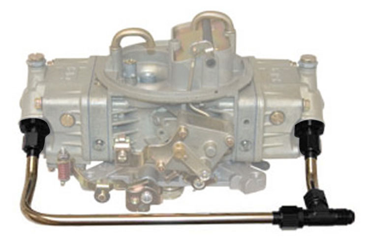 Polished Stainless Steel -6 AN Dual Feed Fuel Line Without Gauge Outlet ...