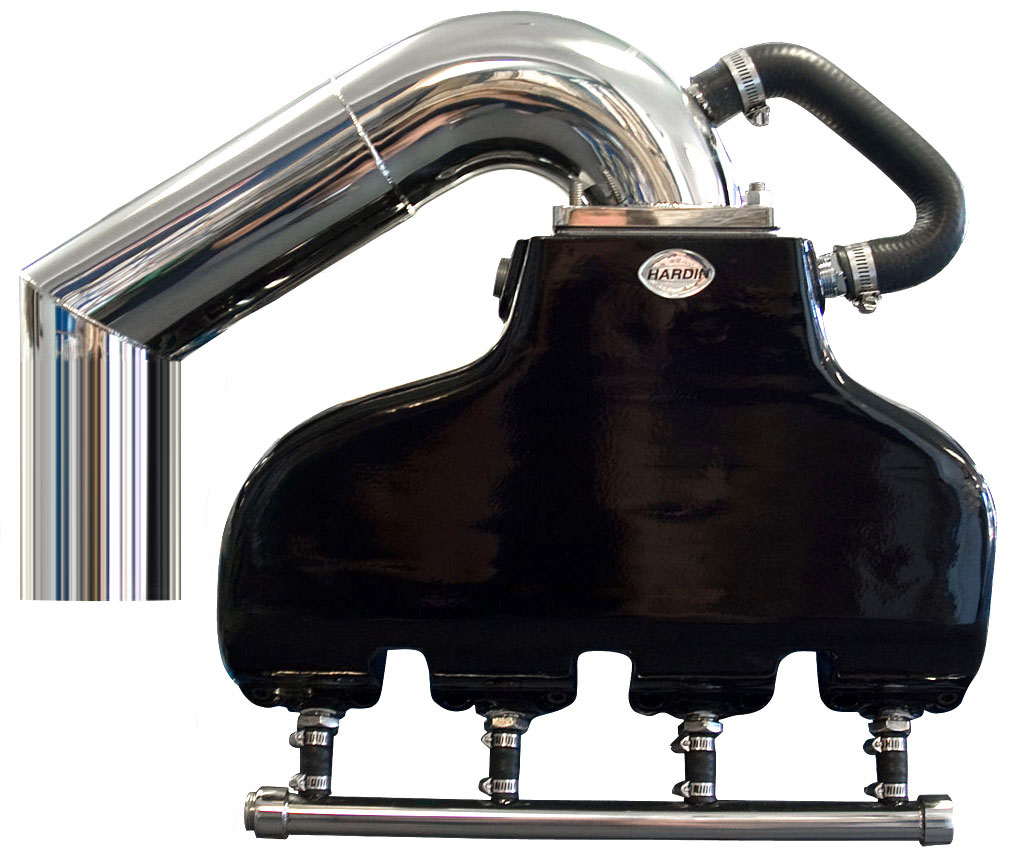 Hardin Marine - OMC 460 Ford Replacement Cast Aluminum Exhaust System