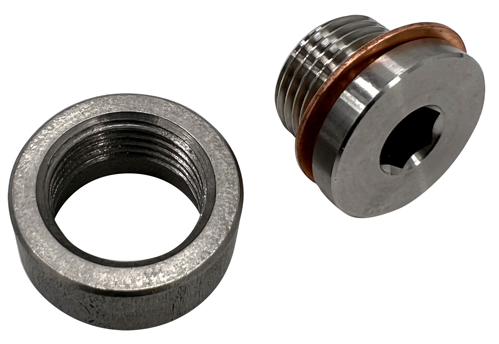 Stainless Steel Oxygen Sensor Bung - Hardin Marine