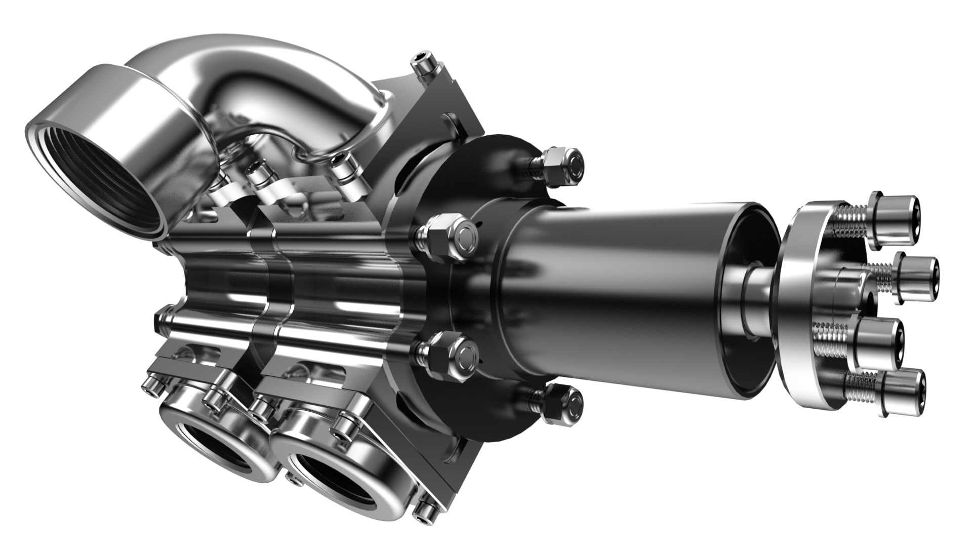 Hardin Marine - 2 Stage Sea Pump for Gen 4 & 6 Mercury Applications