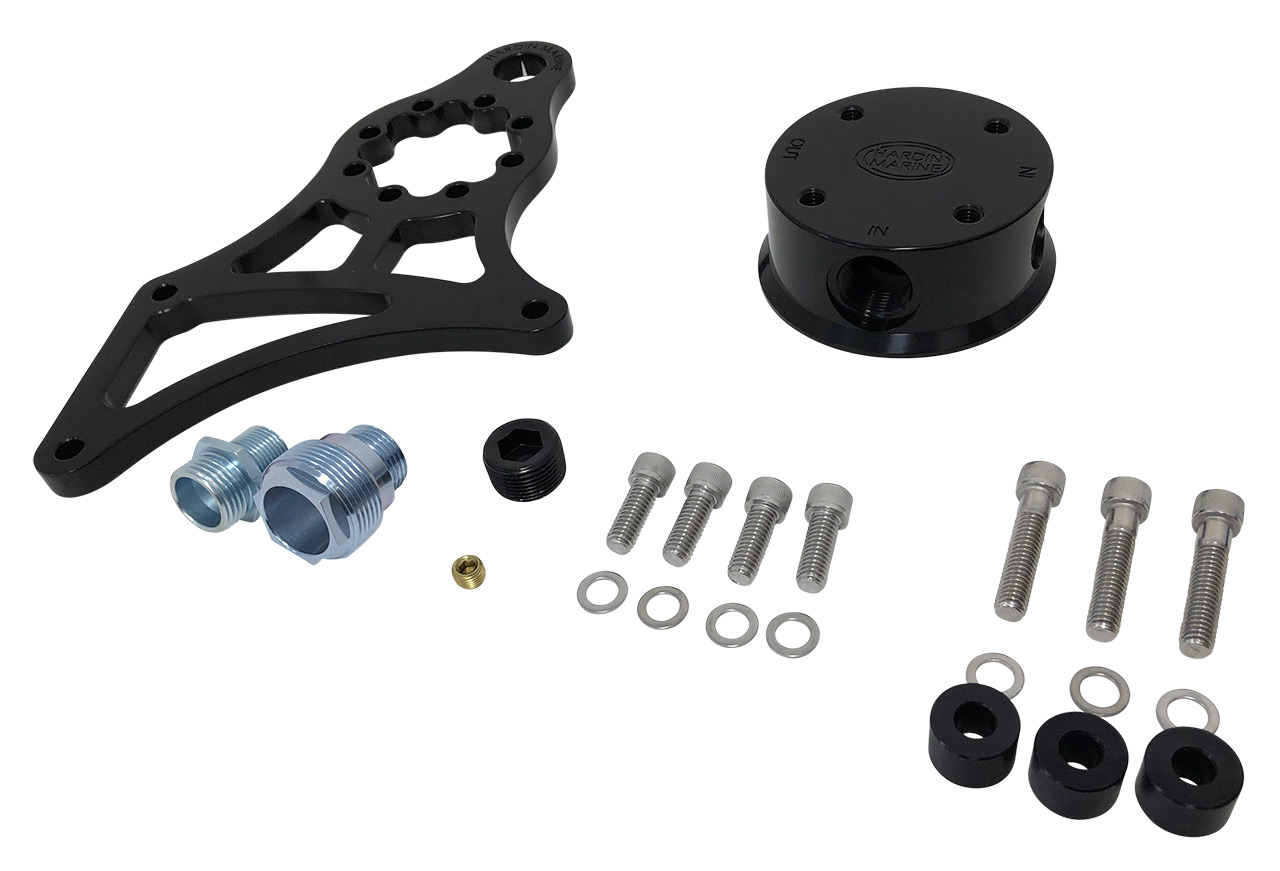 Hardin Marine - Remote Horizontal Rear Port Cylinder Head Mount HP4 or ...