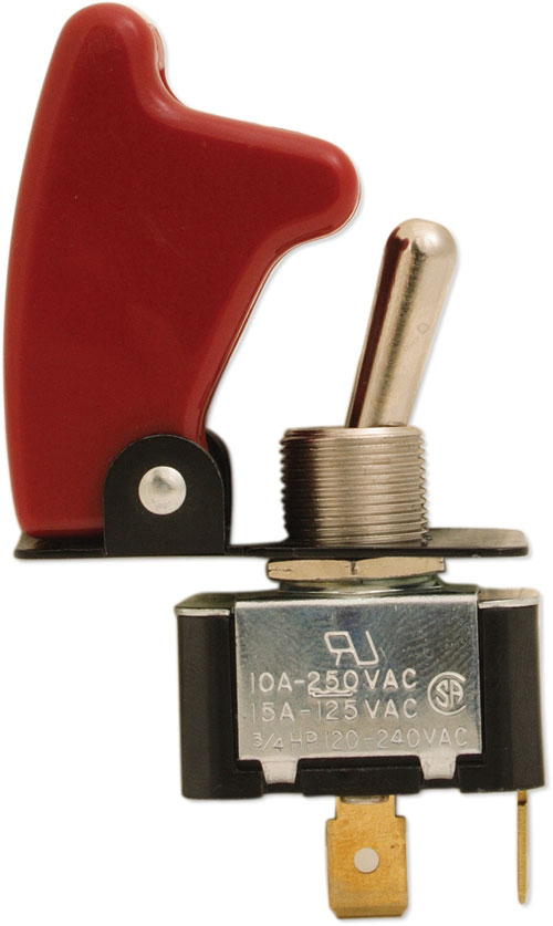 Aircraft Style Toggle Switch Cover, Red - Hardin Marine