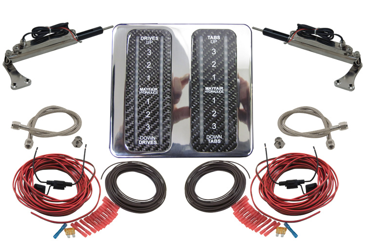 Hardin Marine - LED Trim Indicator Kit for Dual Mercury #6 Outdrives ...