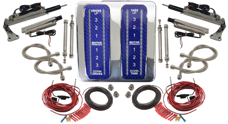 Hardin Marine - LED Trim Indicator Kit for Dual Mercury #6 Outdrives ...